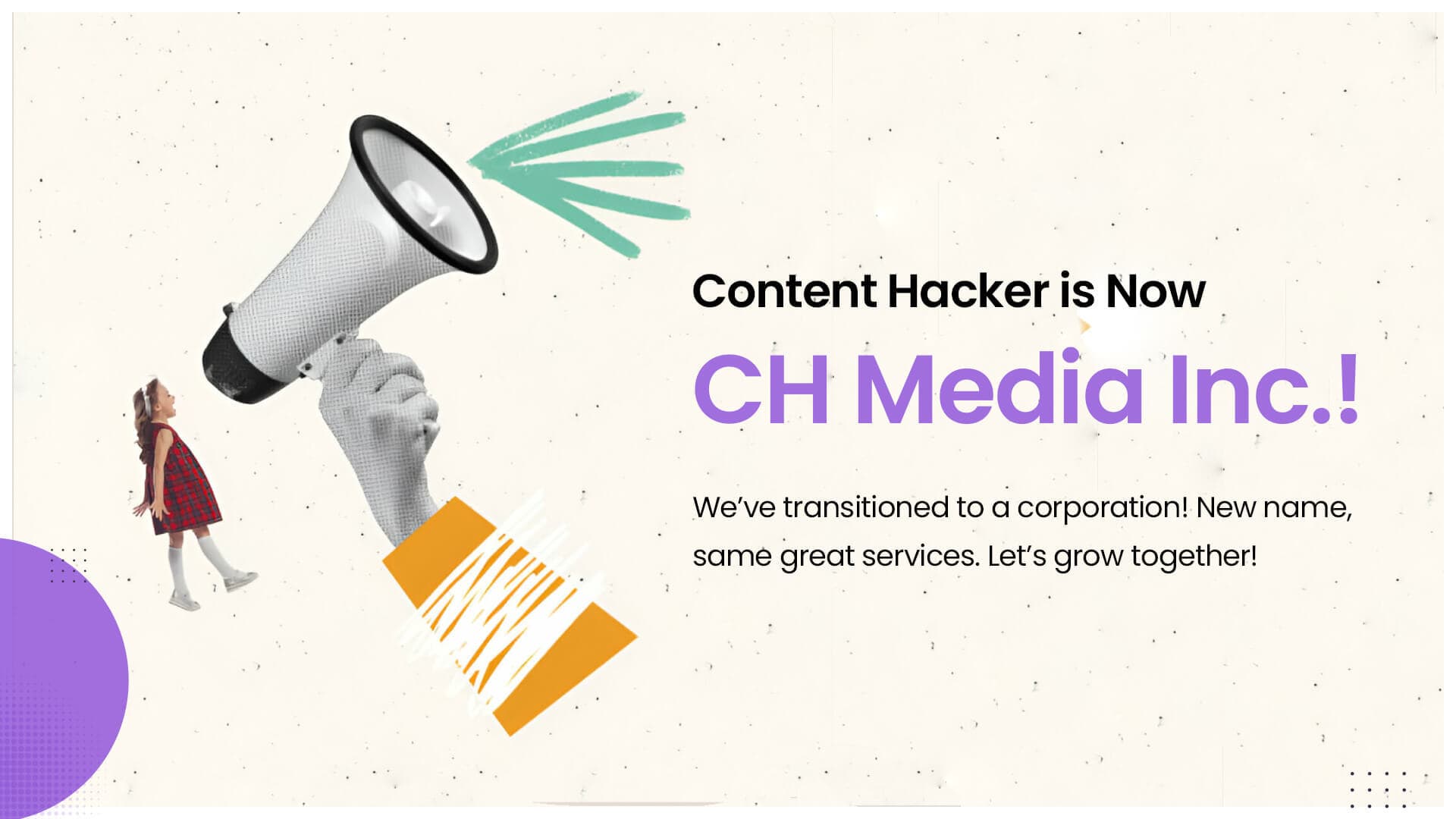 Content Hacker Is Now CH Media Inc - Content Hacker™
